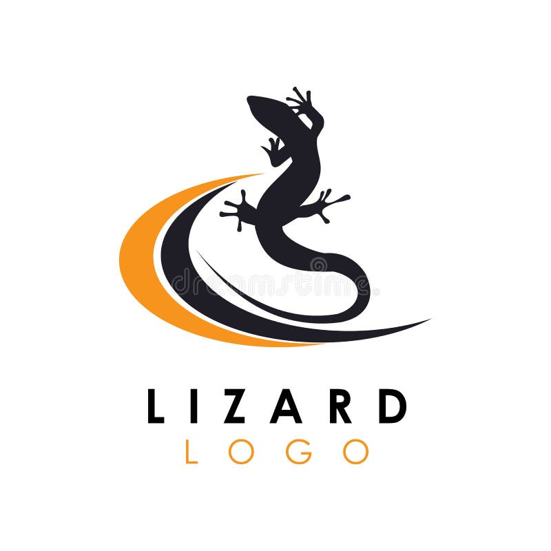 Lizard Logo Template Design Vector Icon Illustration Stock Illustration ...