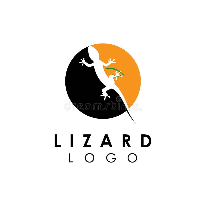 Lizard Logo Template Design Vector Icon Illustration Stock Illustration ...