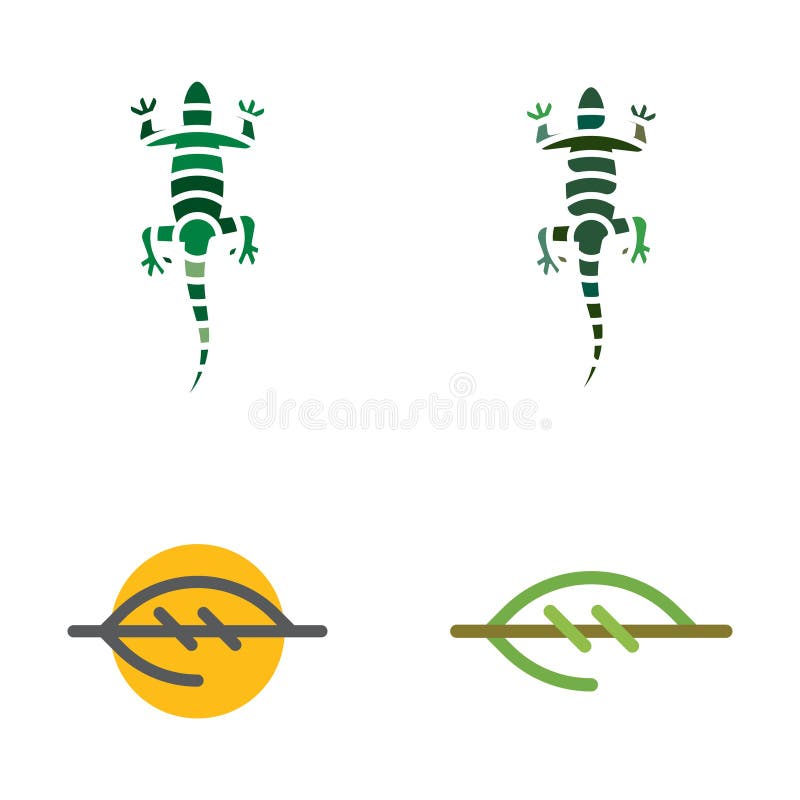 Lizard Logo.Totem Design. Vector Illustration Stock Vector ...