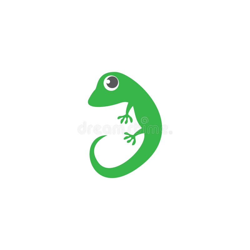 Lizard Logo Template Vector Icon Illustration Stock Vector ...