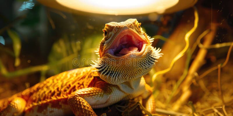 Lizard Mouth Open Aquarium Stock Photos - Free & Royalty-Free Stock ...