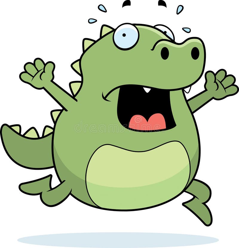 Running Lizard Clipart