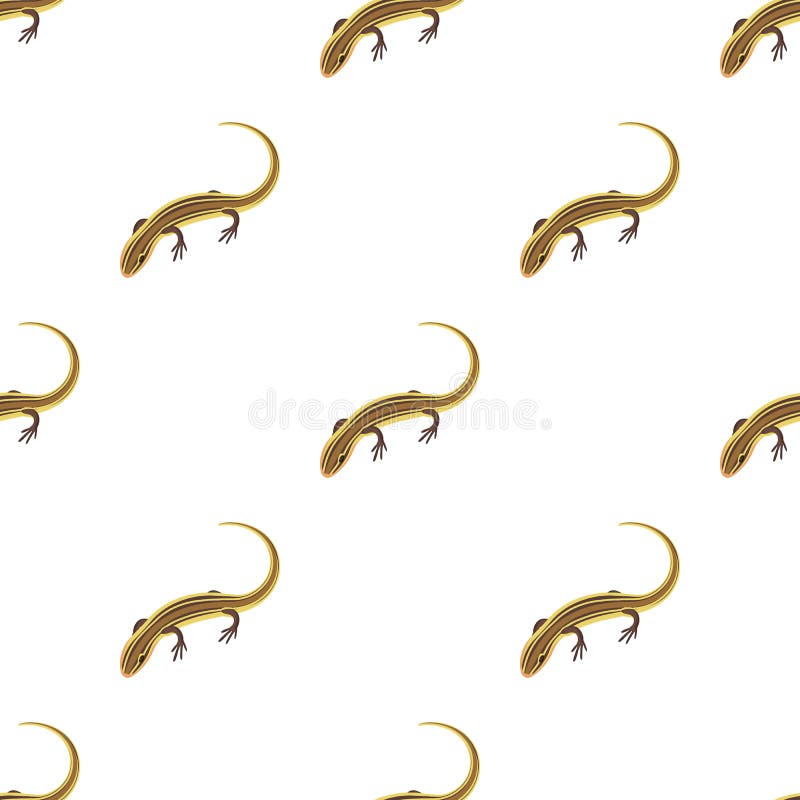 Lizard Pattern Seamless Vector Stock Vector - Illustration of black ...