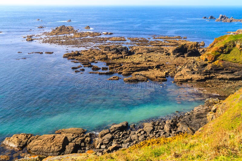 Lizard Point, Cornwall, UK stock photo. Image of coast - 26813056