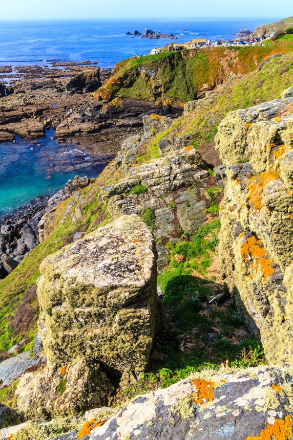 Lizard Point, Cornwall, UK stock image. Image of rocky - 26813137