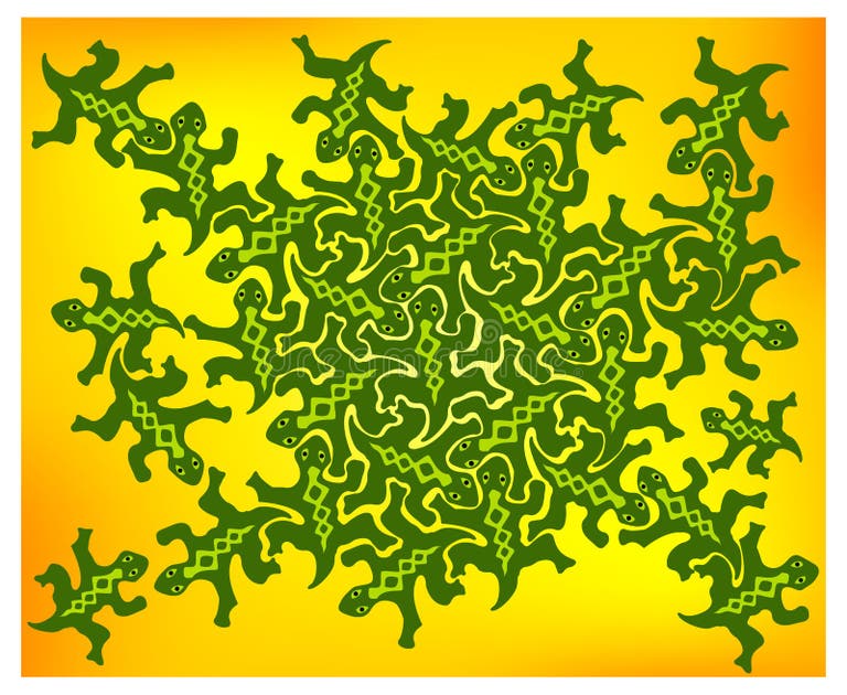 Lizard puzzle stock vector. Illustration of moving, cartoon - 8571296