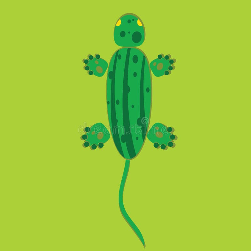 Lizard Sweet and Cute Illustration Vector Stock Vector - Illustration ...