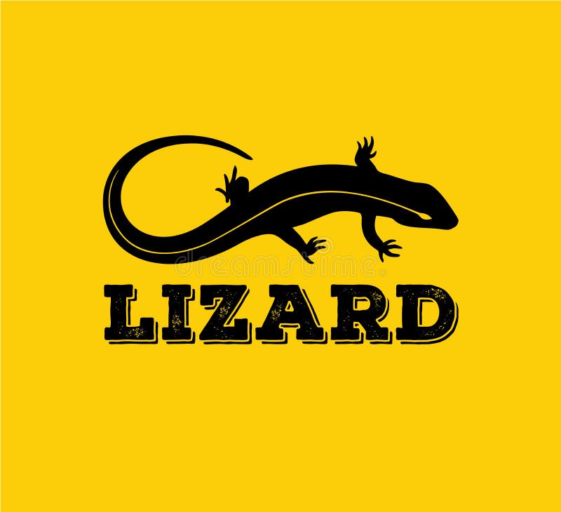 Lizard western logo stock vector. Illustration of tail - 93882757