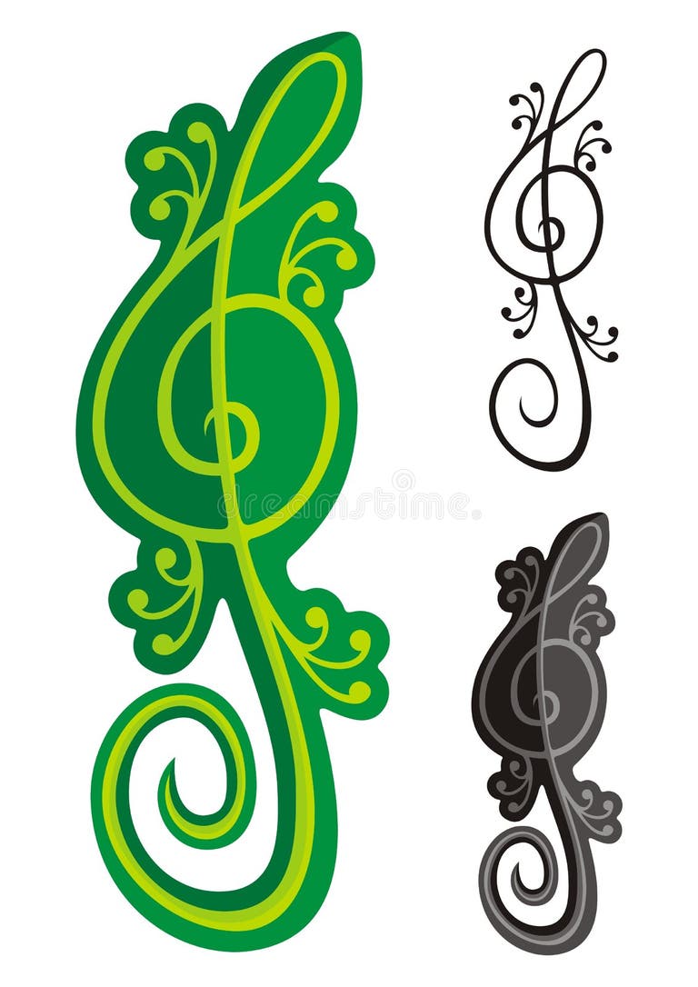 Green Clef Stock Illustrations – 2,721 Green Clef Stock Illustrations ...