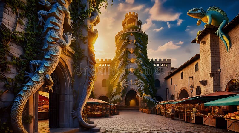 The Lizardspire: a Monument of Stone and Vine, Where Nature Meets the ...