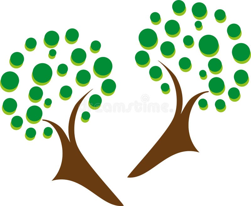 Two Trees Logo, Gardener Logo, Life Logo, Naturopath Logo, Wellness ...