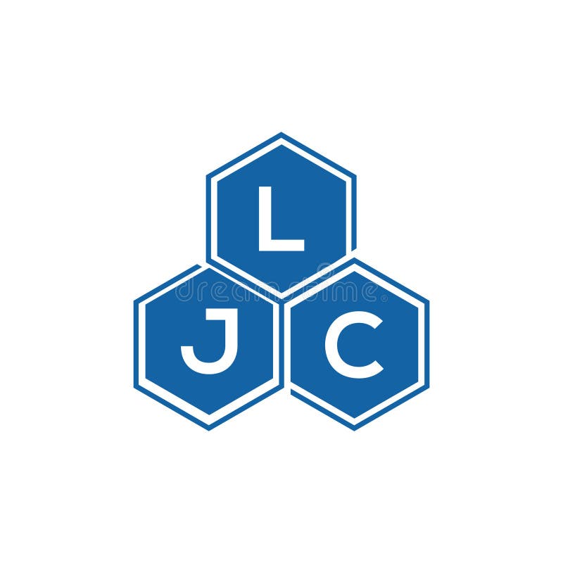 LJC Letter Logo Design on White Background. LJC Creative Initials ...