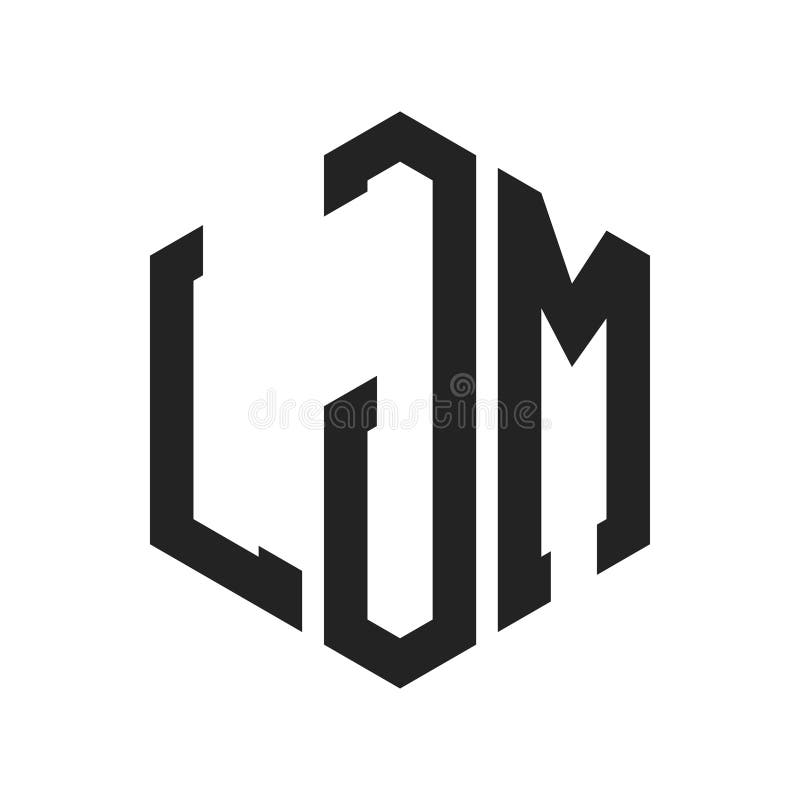LJM Logo Design. Initial Letter LJM Monogram Logo Using Hexagon Shape ...