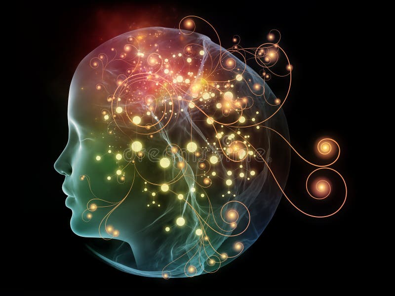 Ljus av intellekt stock illustrationer. Illustration av näsa - 46565485