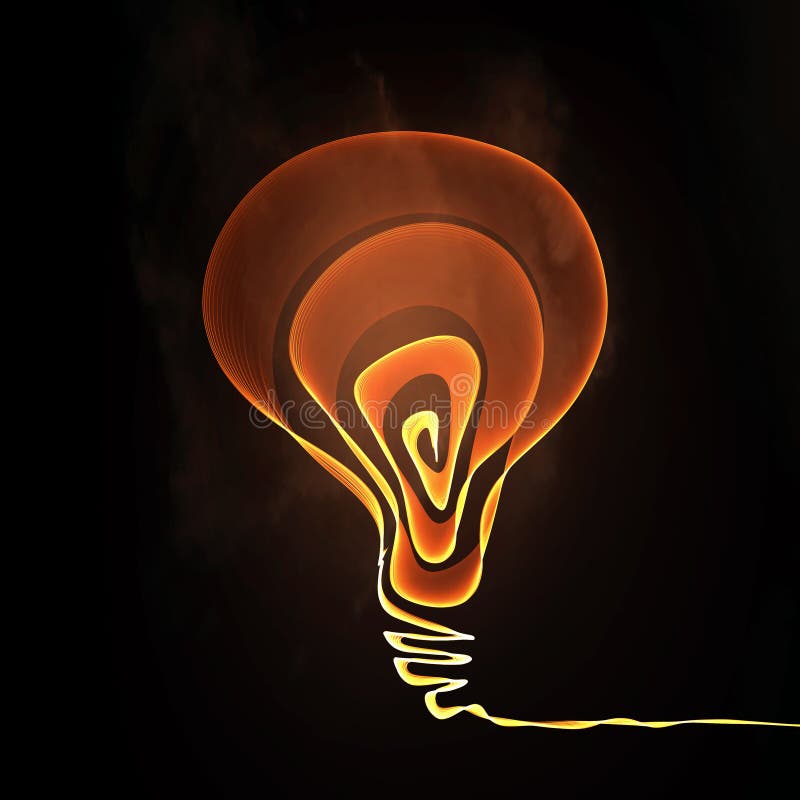 Ljus idé för plan stock illustrationer. Illustration av teknologi ...