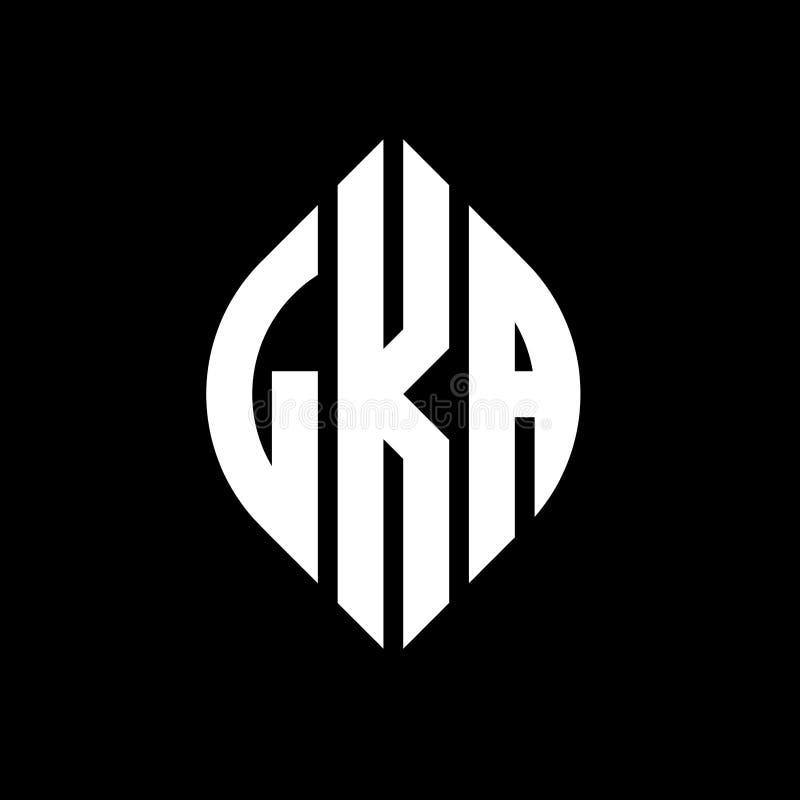LKA Circle Letter Logo Design with Circle and Ellipse Shape. LKA ...