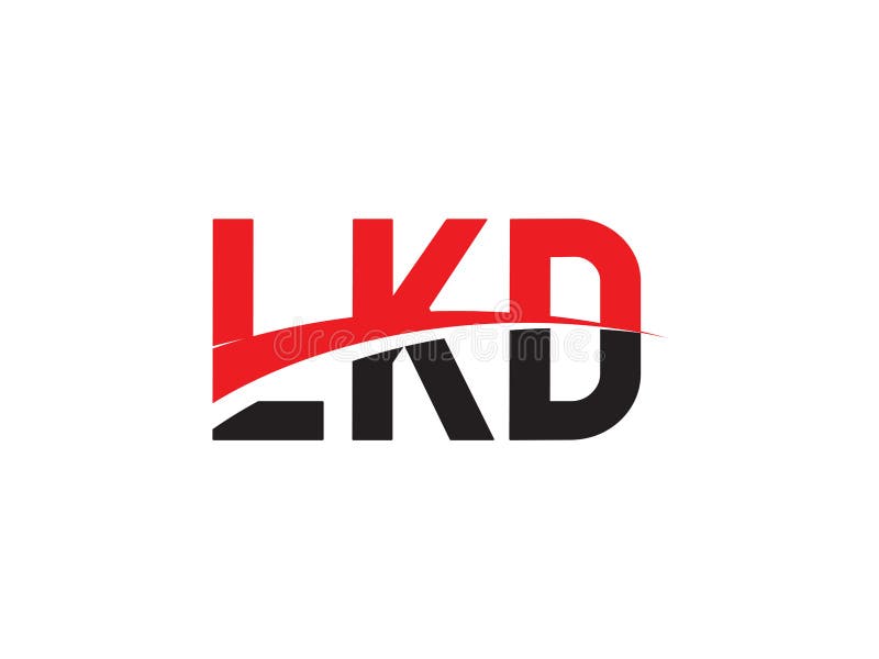 LKD Letter Initial Logo Design Stock Vector - Illustration of banner ...