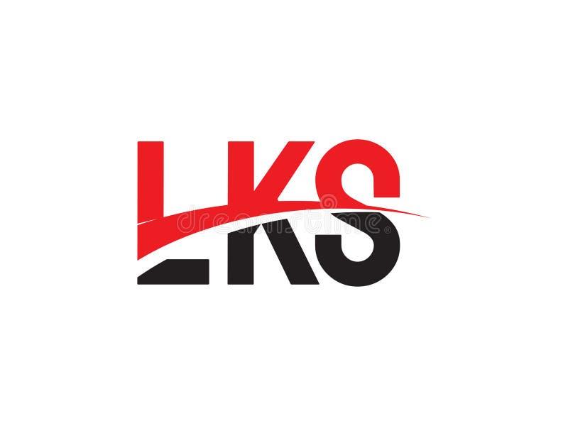 LKS Letter Initial Logo Design Stock Vector - Illustration of marketing ...