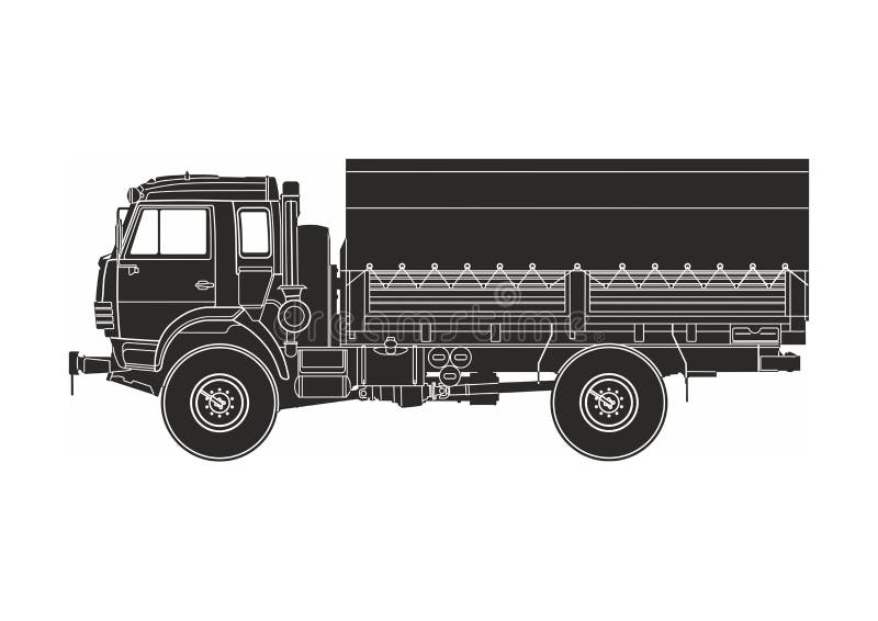 LKW vektor abbildung. Illustration von auto, bilddagramm - 103027697