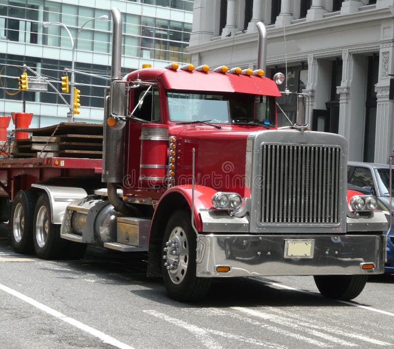 Verschiedene Typen Der LKW- Und Lastwagenikonen Vektor Abbildung ...