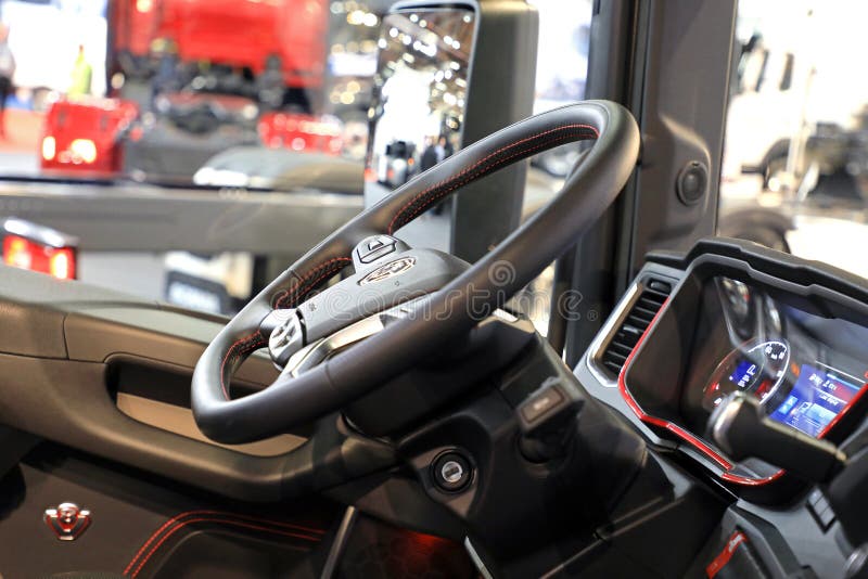 LKW-Innenraum NextGen Scania Redaktionelles Foto - Bild von ...