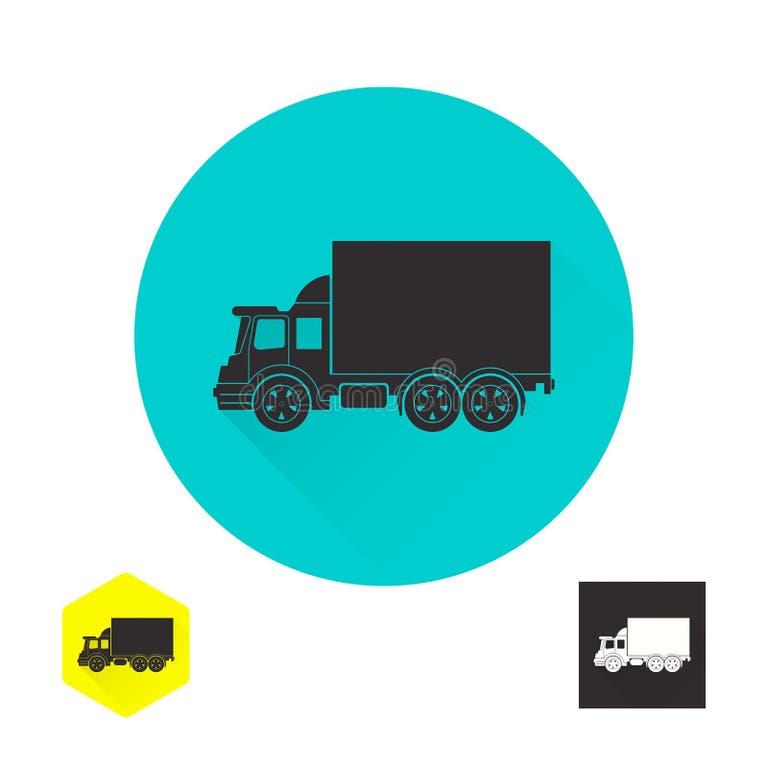 LKW-Zeichen vektor abbildung. Illustration von markt - 90653515