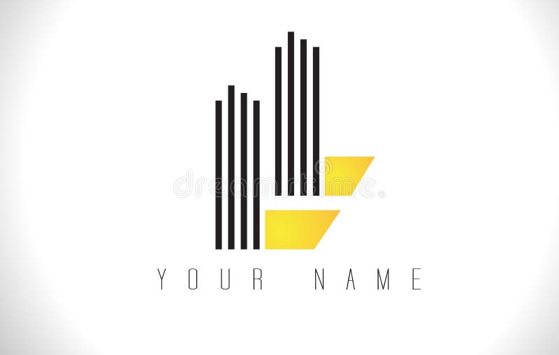 LL Black Lines Letter Logo. Creative Line Letters Vector Templat Stock ...