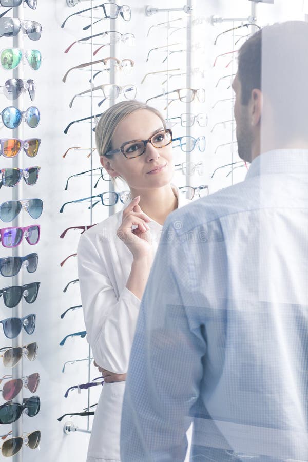 She Ll Take Care of His Vision Stock Image - Image of optical, vision ...