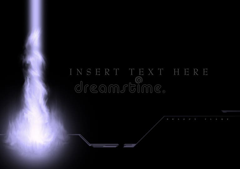 Llama del dragón stock de ilustración. Ilustración de viga - 2755449