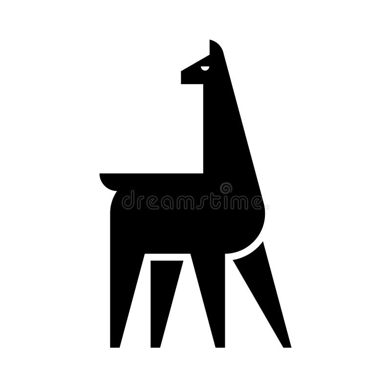 Llama Logo stock vector. Illustration of cute, llama - 259970562
