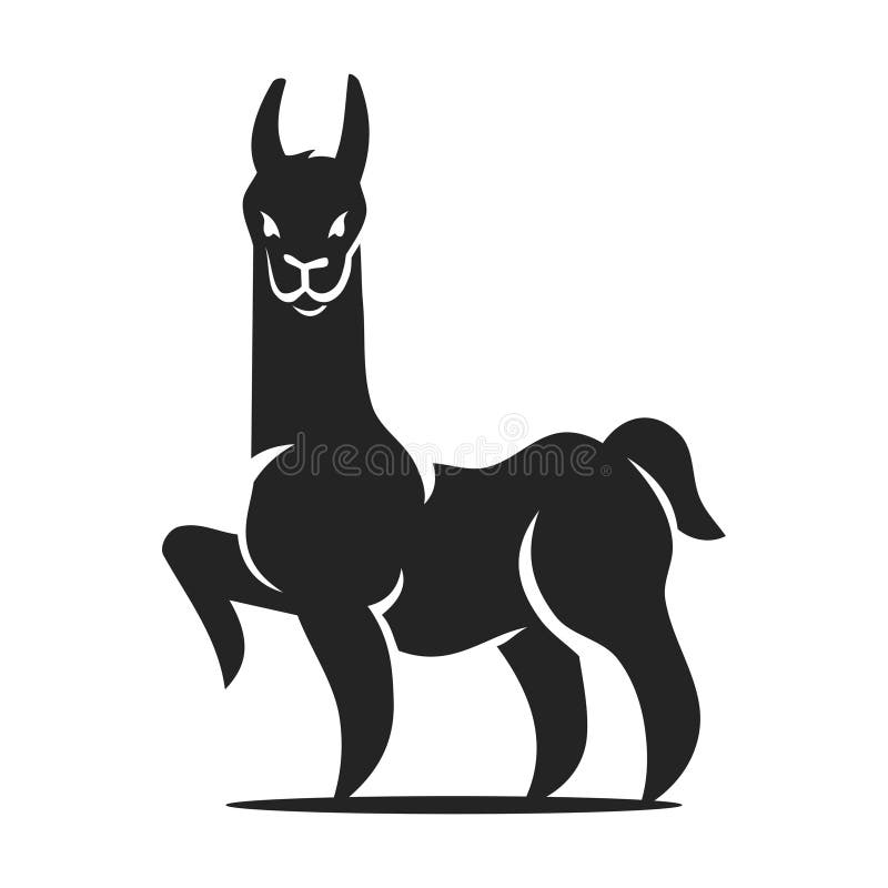 Llama Logo Template Isolated. Brand Identity. Icon Abstract Vector ...