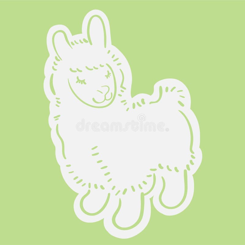 Llama Vector Eps Hand Drawn, Vector, Eps, Logo, Icon, Silhouette ...