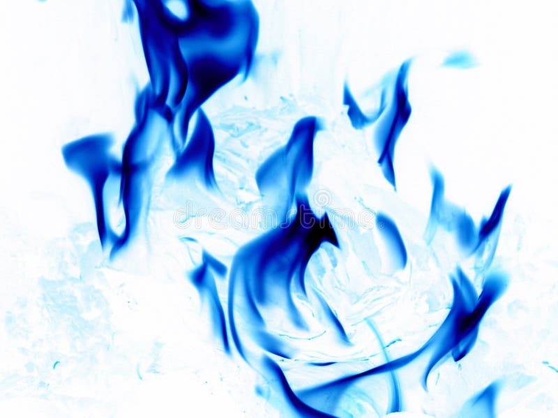 Llamas azules foto de archivo. Imagen de calor, invertido - 595704