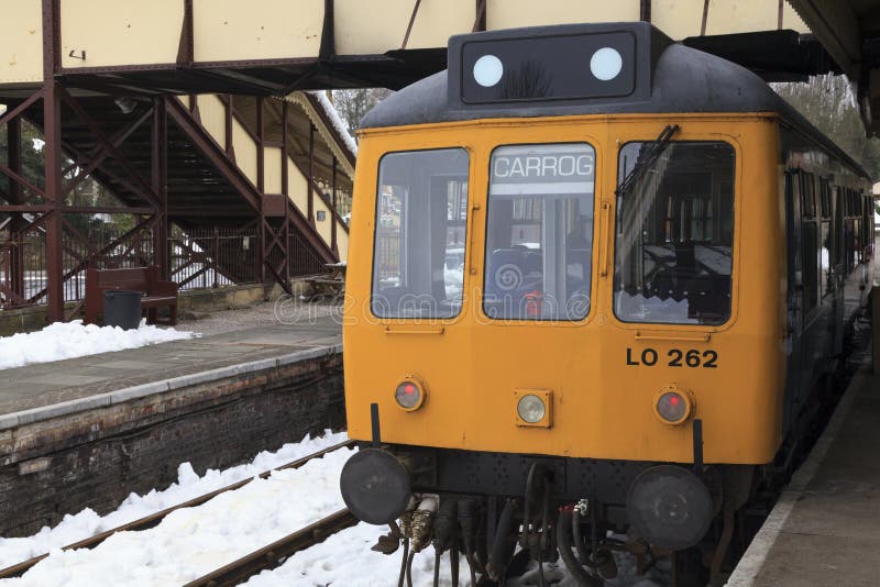 Llangollen Heritage Railway Editorial Stock Photo - Image of snow ...