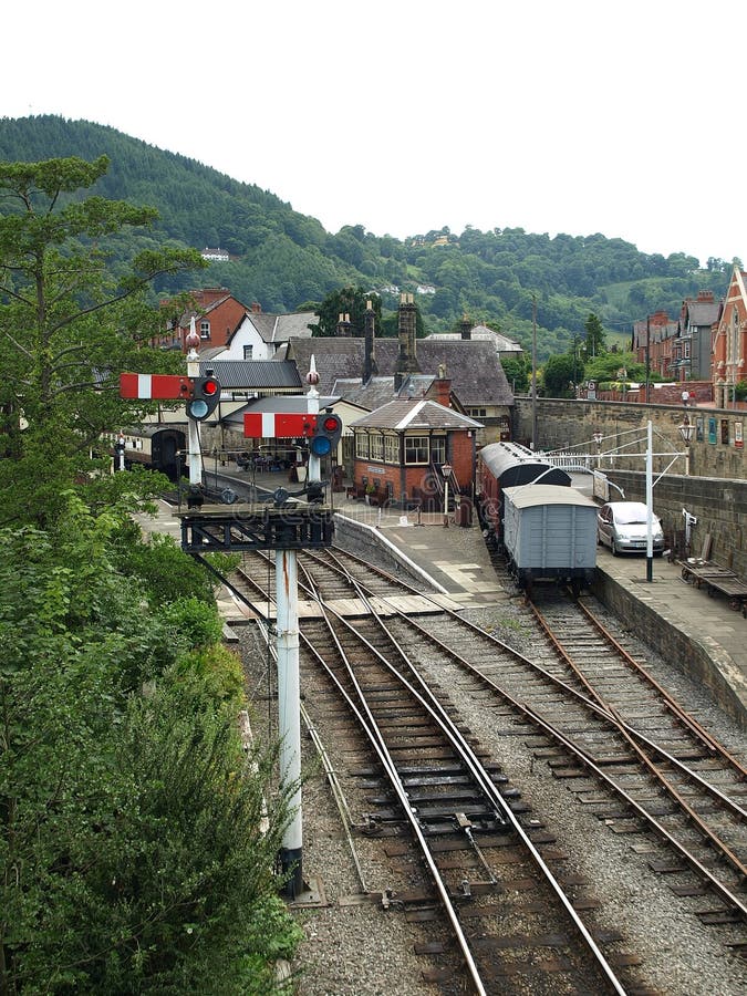 Llangollen Railway Semaphore Signals Editorial Photography - Image of ...