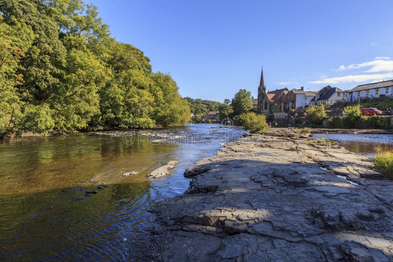 Llangollen and the River Dee Editorial Photography - Image of ...