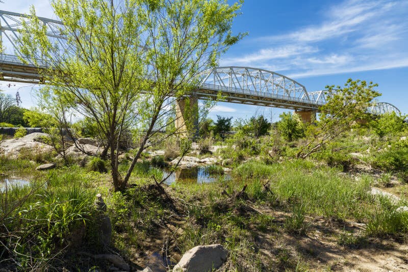 Llano Texas Bridge stock image. Image of country, bridge - 128894395