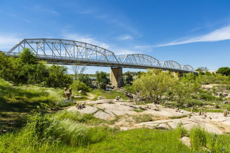 Llano Texas Bridge stock image. Image of structure, building - 128894417