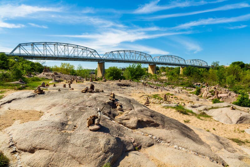 Llano Texas Bridge stock image. Image of road, engineering - 71890629