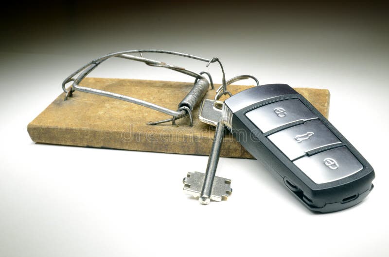 Llaves en ratonera imagen de archivo. Imagen de puerta - 46748325