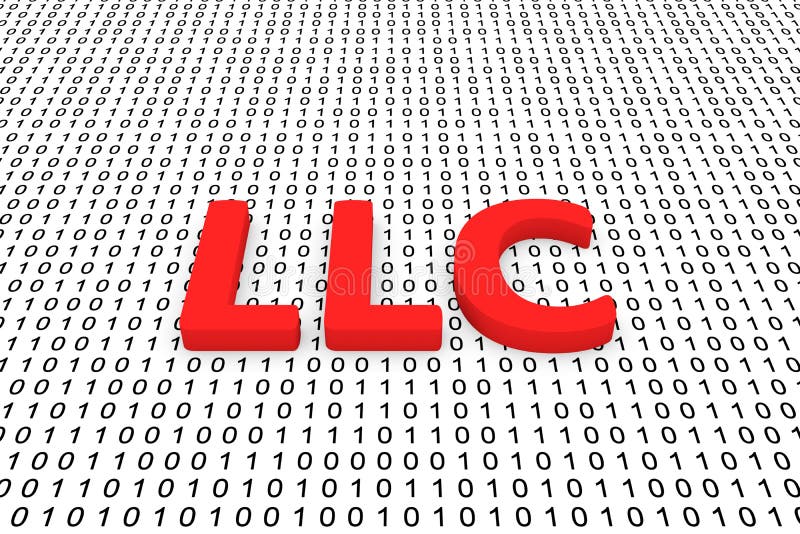 Llc stock illustratie. Illustration of code, illustratie - 84568713