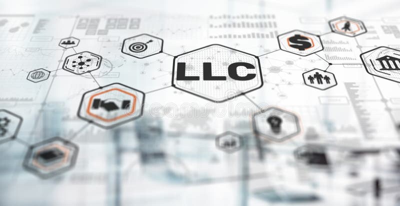 LLC. Limited Liability Company Stock Image - Image of technology, cube ...