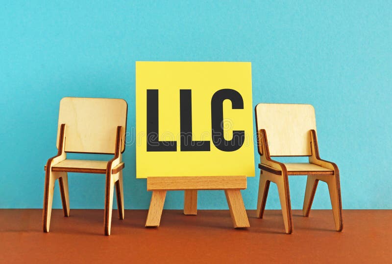 LLC Limited Liability Company is Shown Using the Text Stock Photo ...