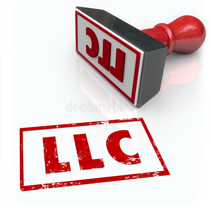 LLC Limited Liability Corporation Stamp Letters Approval Certified ...
