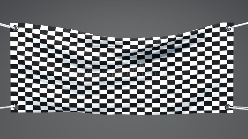 Llegada De La Bandera De La Bandera, Final, Stock de ilustración ...