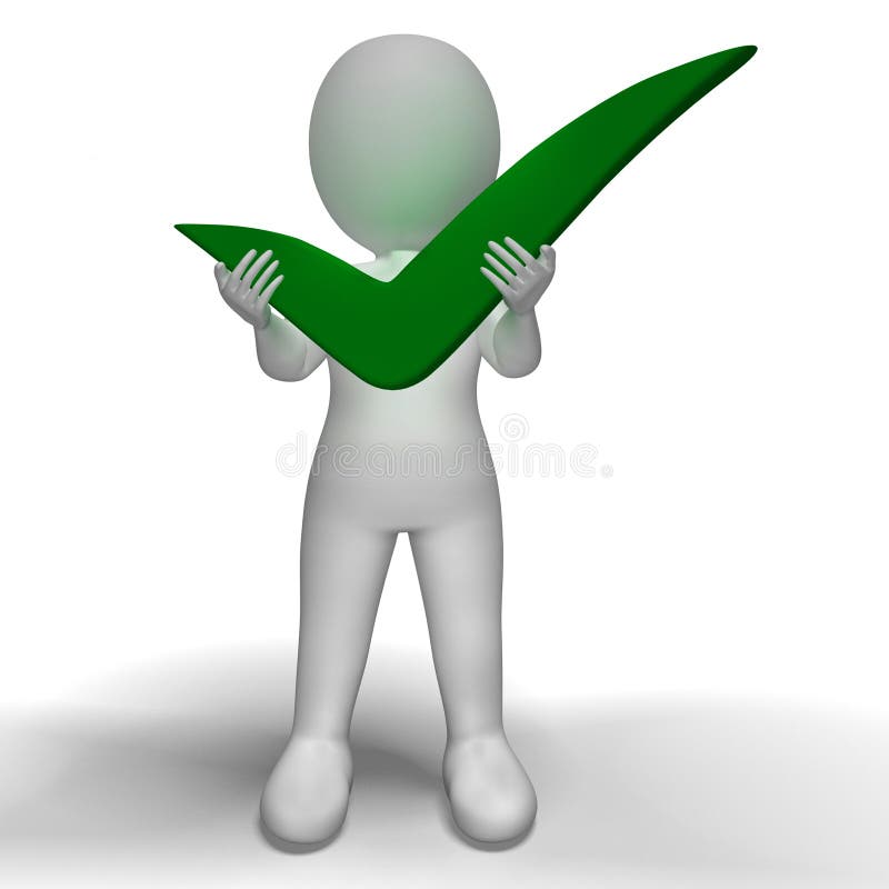 Aprobación De Tick Or Check Sign Shows O Comprobado Stock de ...