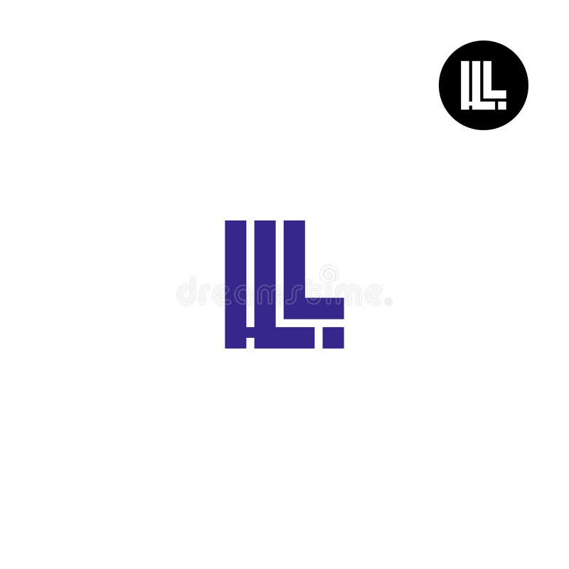 LLL Logo Letter Monogram Design Stock Vector - Illustration of modern ...