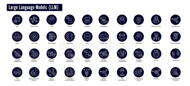 Large Language Model Icon Stock Illustrations – 24 Large Language Model ...