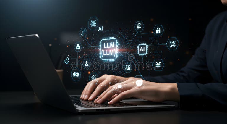 Llm Large Language Model Ai Artificial Intelligence Machine Learning Deep Learning Technology ...