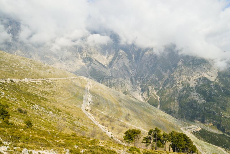 Llogara pass stock image. Image of albania, landscape - 8907347